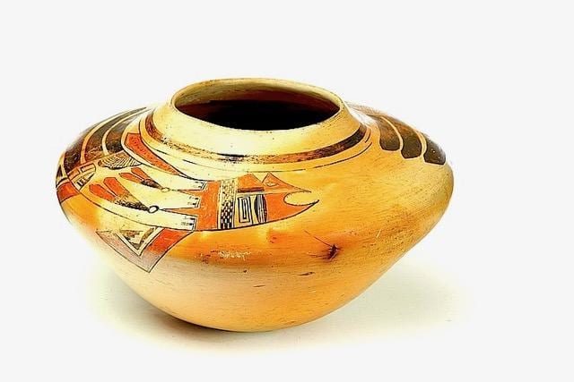 2020-11 Faded Um-tok-ina serpent on imperfectly-slipped bowl | First ...