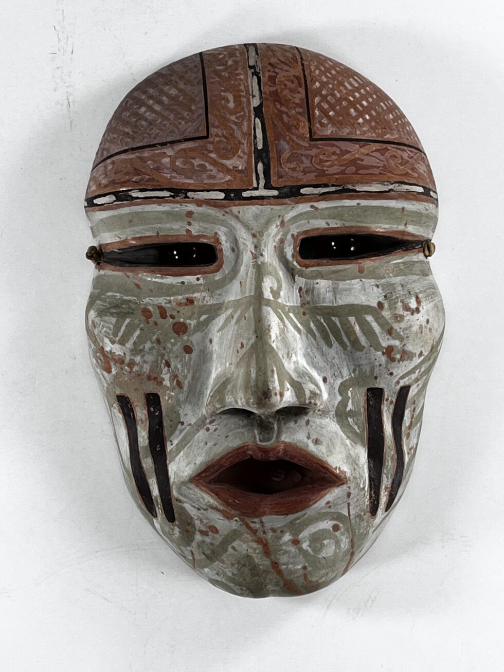 2023-02 Warrior mask and the detritus of memory | First People Pots